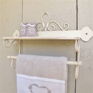 Scroll shelf towel rail | Bliss and Bloom