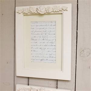 Cream rose triple hanging frame | Bliss and Bloom