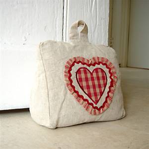 Red heart door stop | Bliss and Bloom