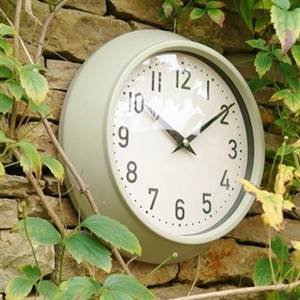 Outdoor Wall Clock - Clay | Bliss and Bloom