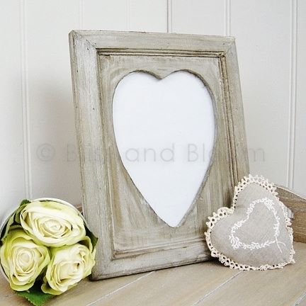 Rustic large heart photo frame | Bliss and Bloom