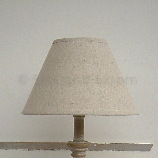 Natural lamp & linen shade H53cm | Bliss and Bloom