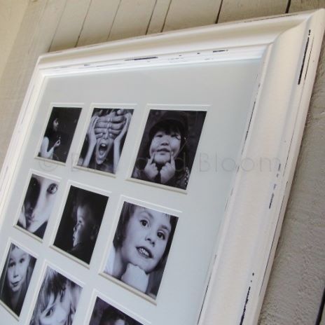 Distressed 9 photo frame | Bliss and Bloom