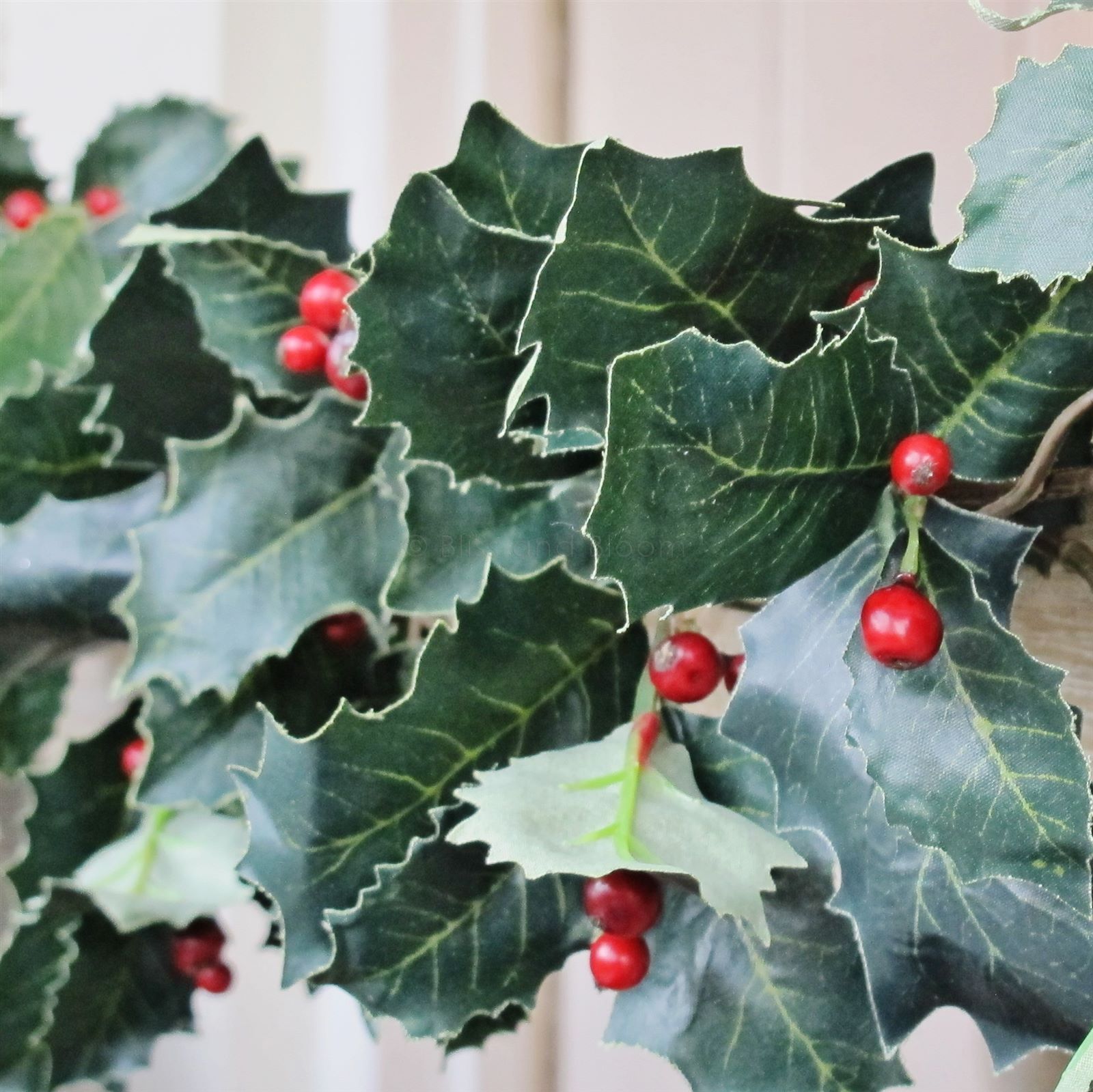 Holly garland 6ft | Bliss and Bloom