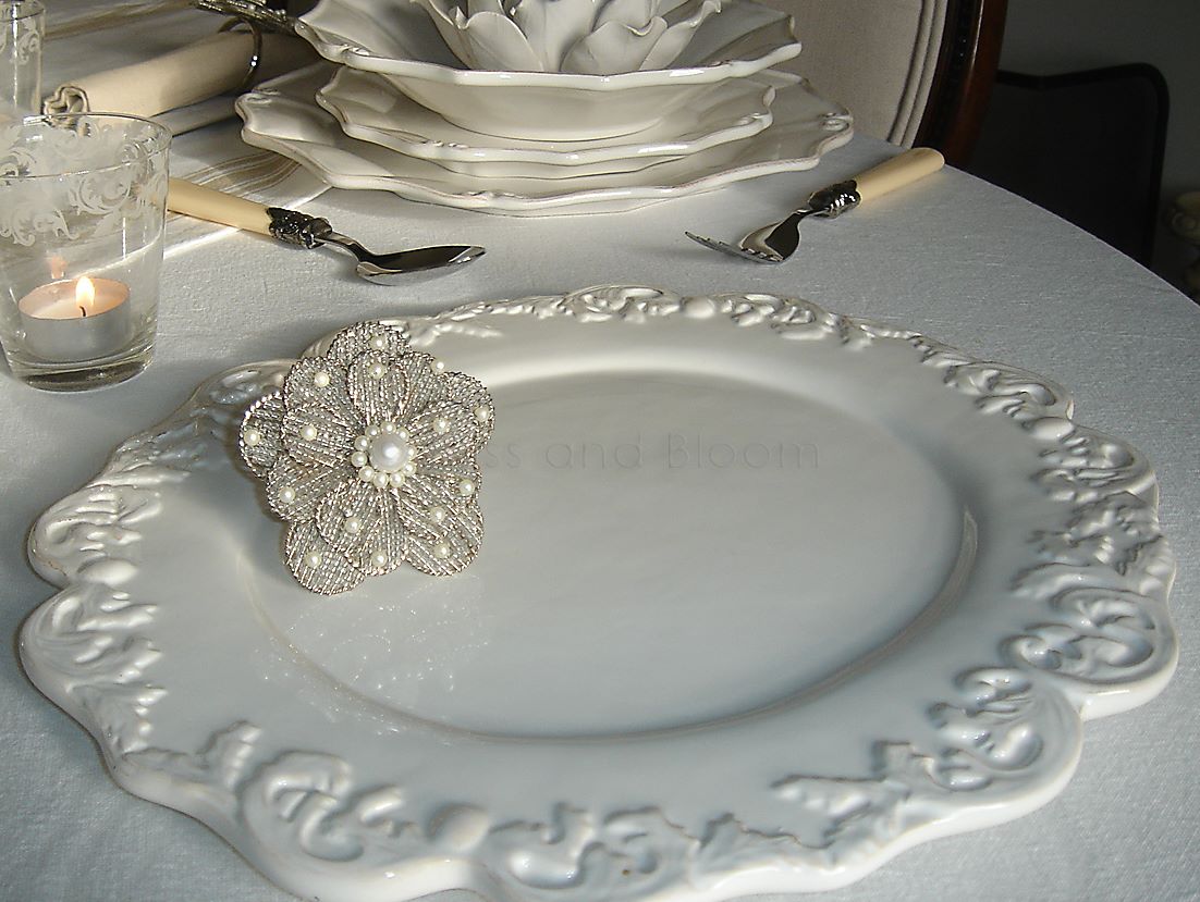 French style 2 serving plates | Bliss and Bloom
