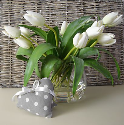 White tulip arrangement | Bliss and Bloom