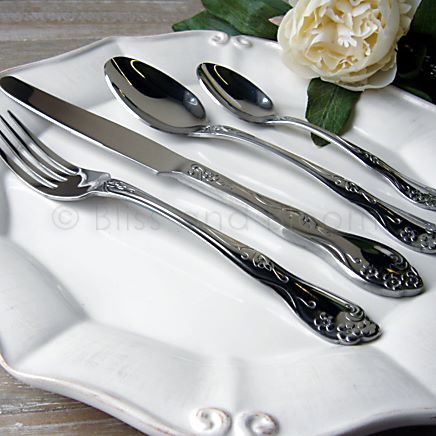 Elegant 24pc cutlery set | Bliss and Bloom