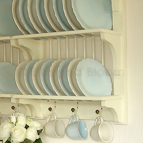 Cream plate rack SECONDS | Bliss and Bloom