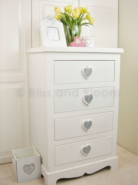 Heart 4 drawer chest | Bliss and Bloom