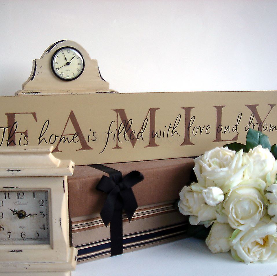 FAMILY wall sign plaque | Bliss and Bloom