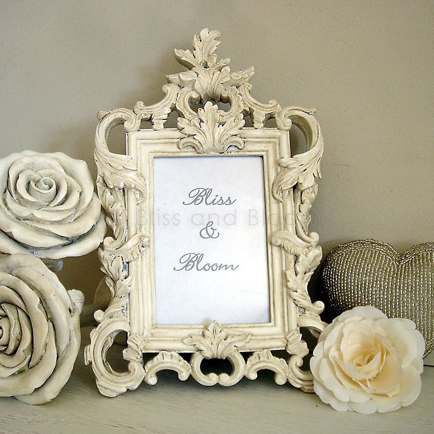 Antique-cream frame | Bliss and Bloom