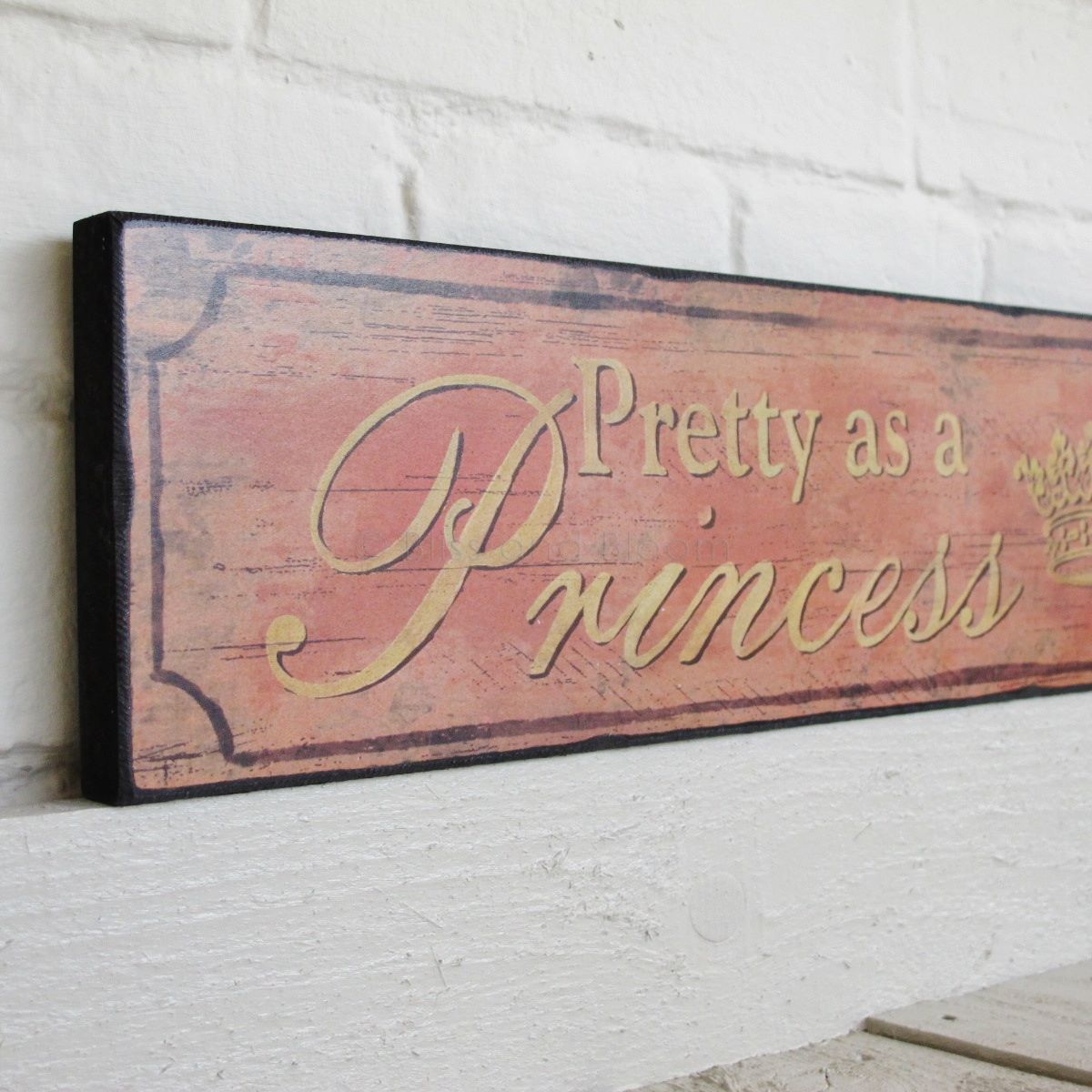 Pretty as a Princess sign | Bliss and Bloom
