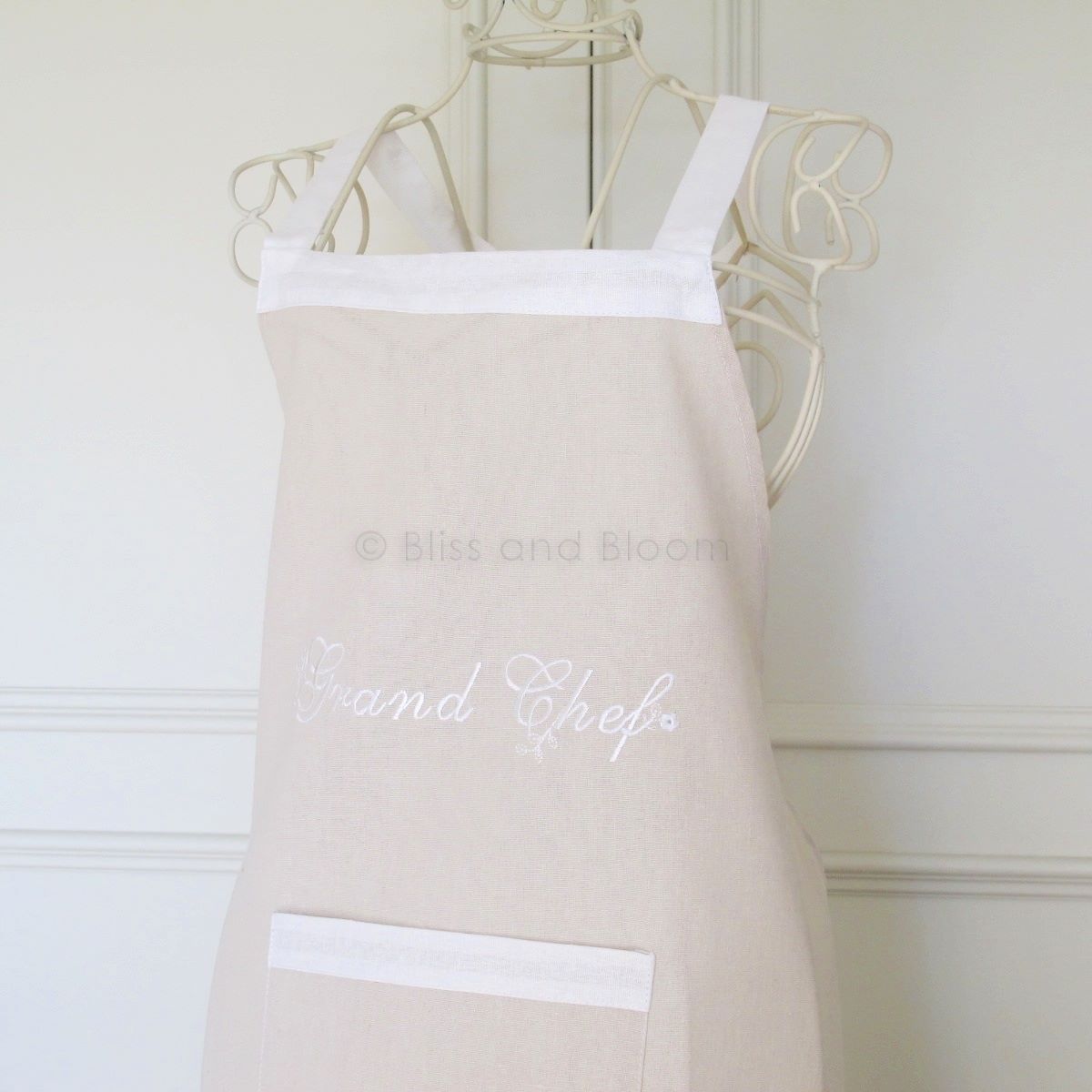French Style Grand Chef Apron | Bliss and Bloom