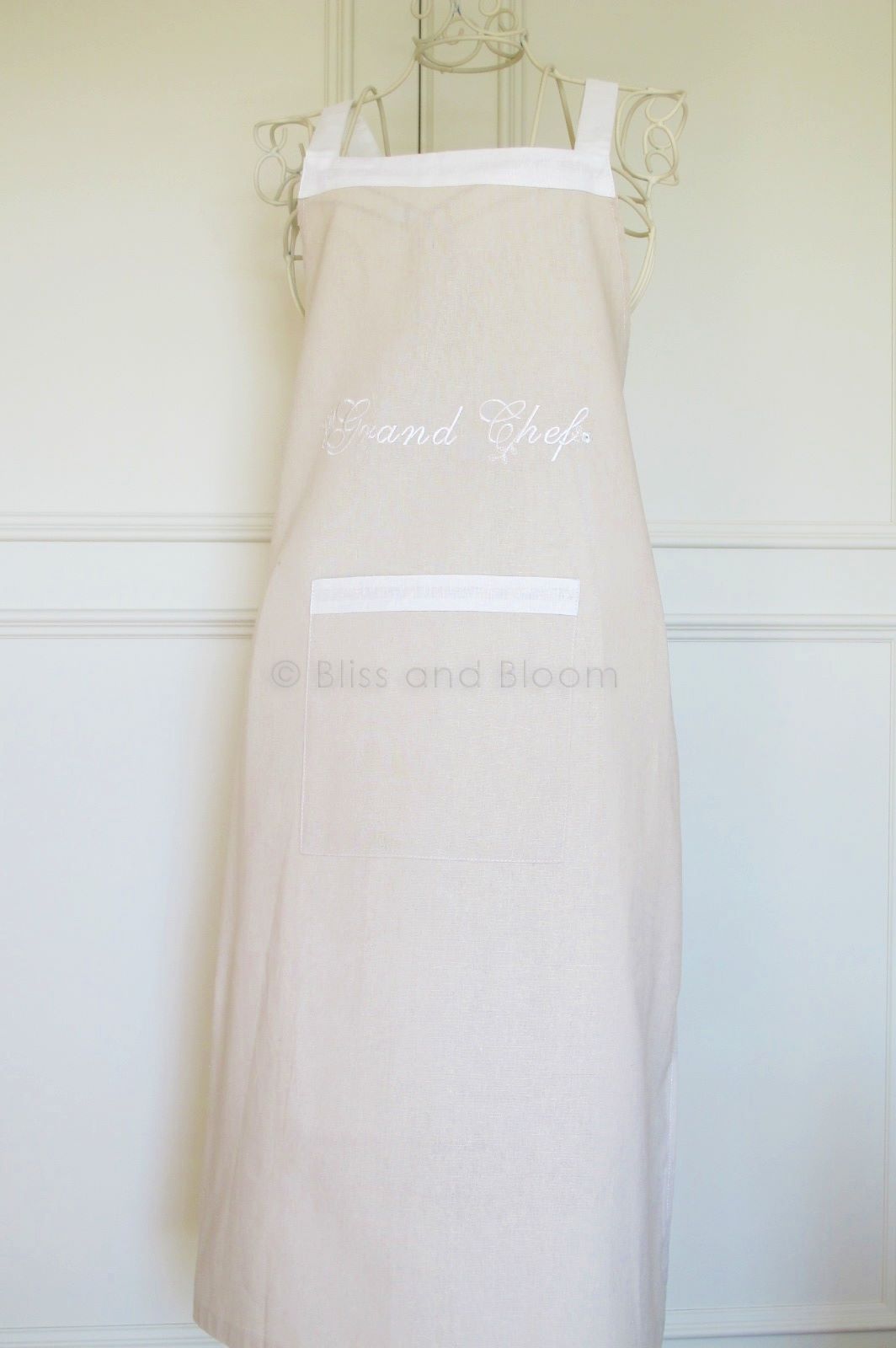 French Style Grand Chef Apron | Bliss and Bloom