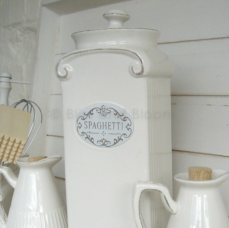 French style spaghetti jar | Bliss and Bloom