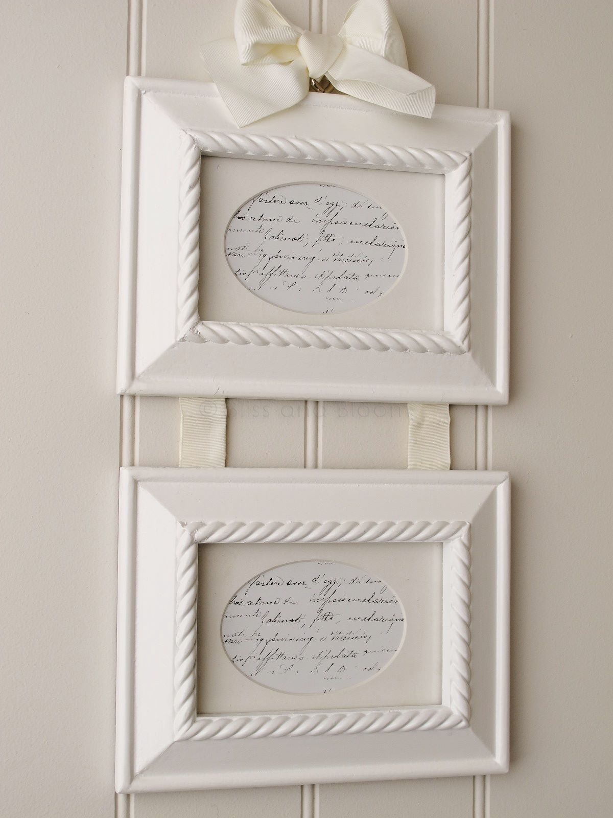 Bow double frame SECONDS | Bliss and Bloom