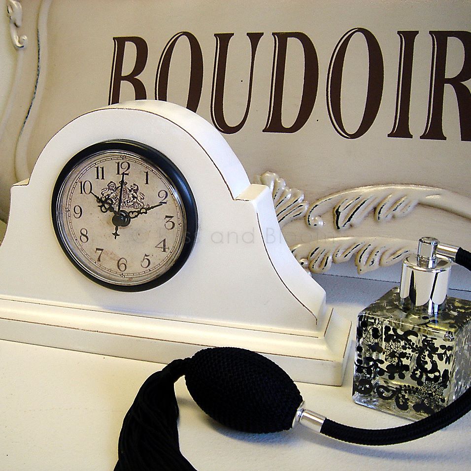 Cream Mantel Clock | Bliss and Bloom