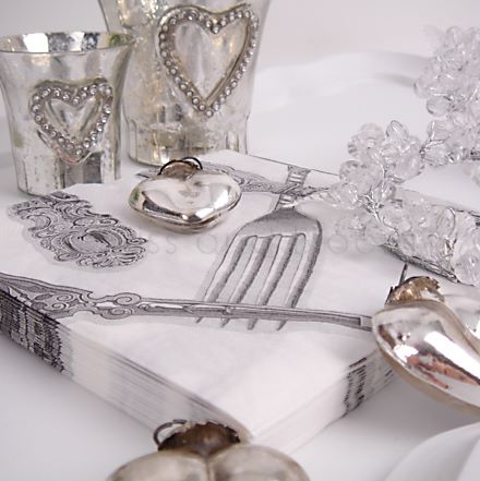 Cutlery paper serviettes | Bliss and Bloom