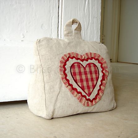 Red heart door stop | Bliss and Bloom