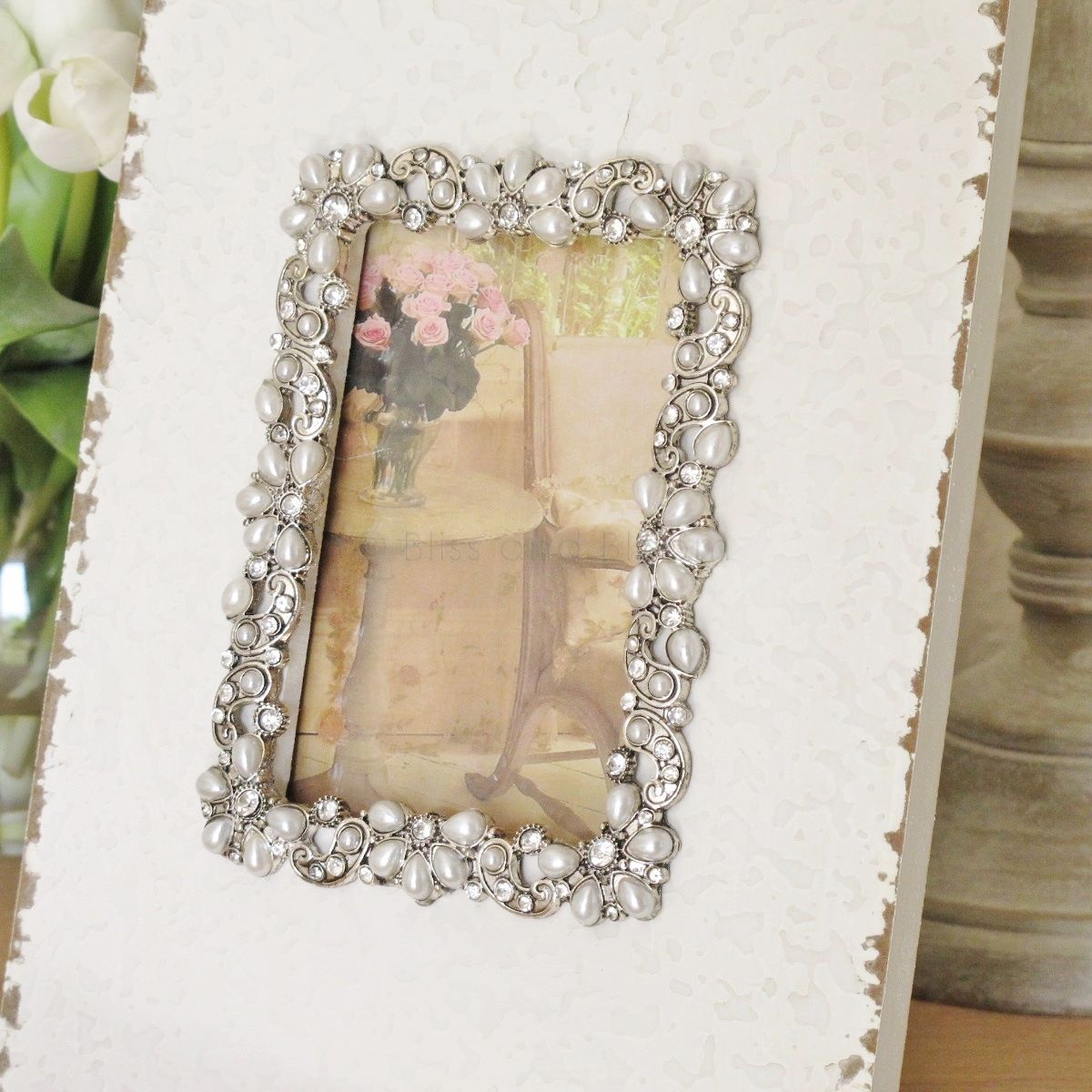 Cream and jewel photo frame | Bliss and Bloom