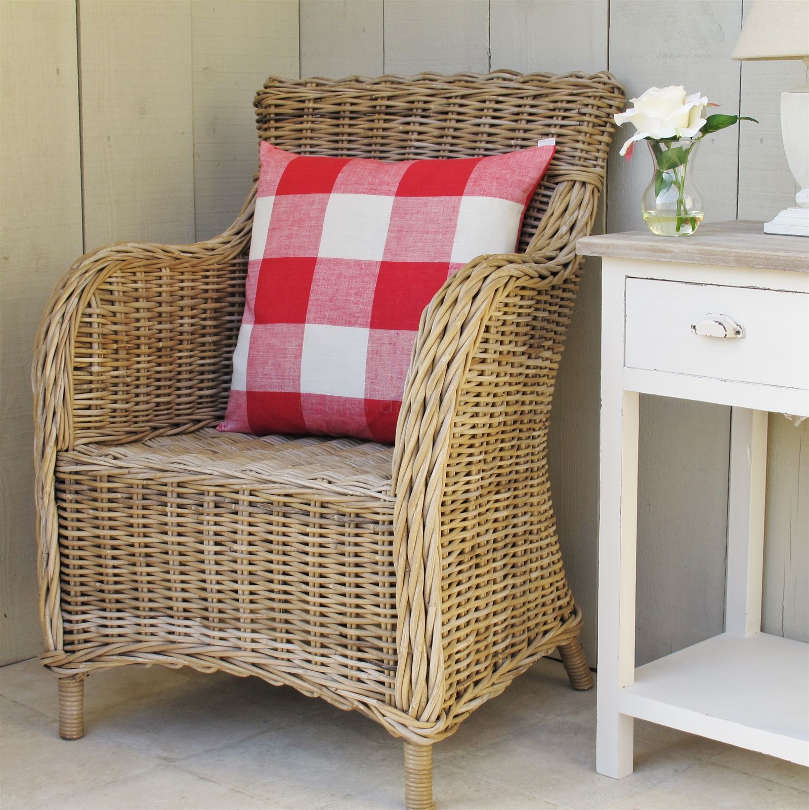 Armchair Conservatory Rattan | Bliss and Bloom Ltd